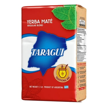 2-Pack Taragui Yerba Mate with Stems, 500 gr - 1.1 lbs, Orange ...