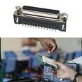 DB25 Female Right Angles PCB Mount Connectors Interference Resistant ...