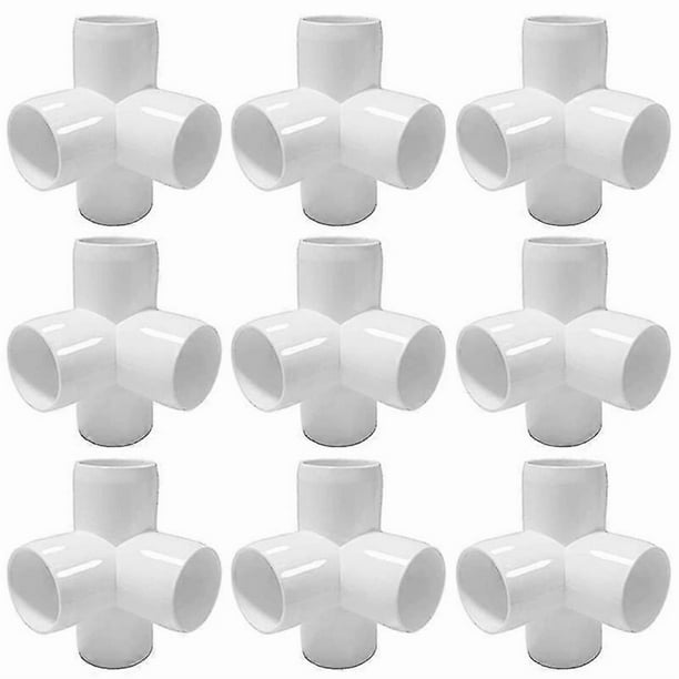 4way 1/2 In Tee Pvc Fitting Elbow - Build Heavy Duty Pvc Furniture ...