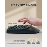 Perixx Ergonomic Split Keyboard, Wired USB, Tactile Keystrokes, Palm ...