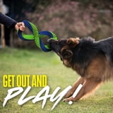 Nerf Dog Infinity Tuff Tug Dog Toy with Durable Braided Nylon, 12 inch ...