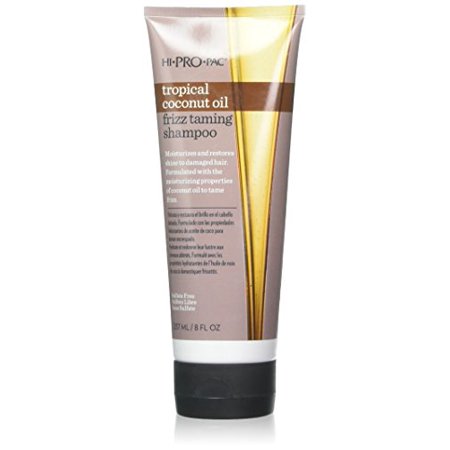 Hi-pro-pac Hi-pro-pac Shampoo, Tropical Coconut Oil Frizz Taming, 8 Oz ...