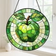 Apple Fruit Design Stained Glass Window Suncatcher – Decorative Kitchen ...