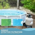 XtremepowerUS 19" Sand Filter Pump System 4500 GPH 1.5HP Above Ground ...