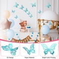 48 Pack Butterfly Wall Decor, Hollow 3D Butterflies Sticker Wall Art ...