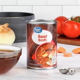 Great Value Beef Broth 14.5 oz Flavorful and Convenient for Recipes ...