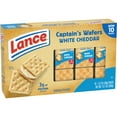 Lance Sandwich Crackers, Captain's Wafers White Cheddar, 10 Individual ...
