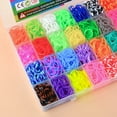MAOQIAN 1600+ Rubber Band Bracelet Kit, 30 Colors Loom Bracelet Making ...