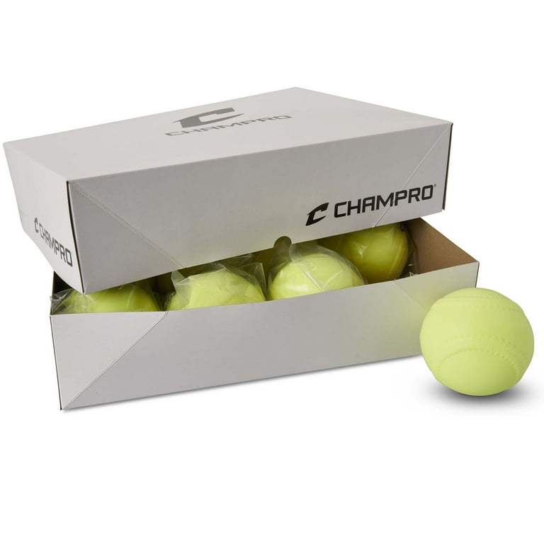 Game Softballs Dozen Champro ASA Slow Pitch Softballs - 12 Pack With ...