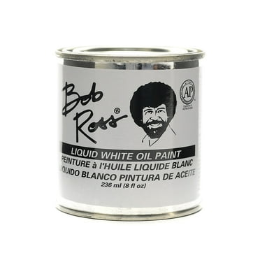Bob Ross Liquid Base Coat, White, 8 oz. - Walmart.com