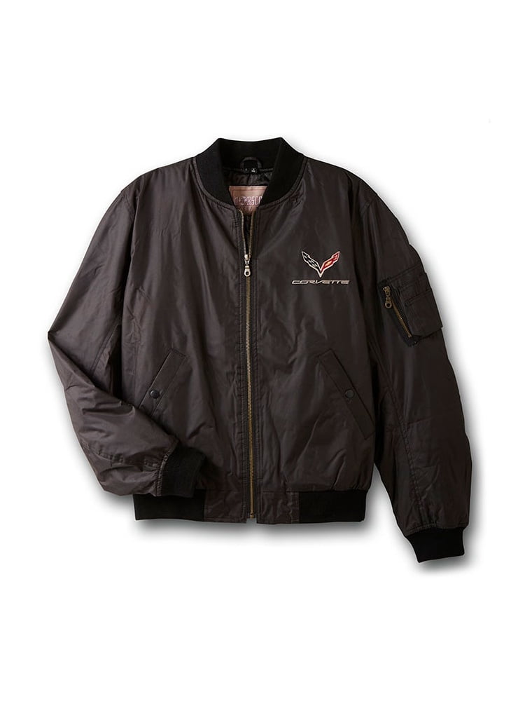 C7 Corvette Aviator Jacket - Black Large - Walmart.com
