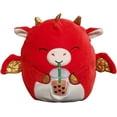 Squishmallow Official Kellytoy Baiden Dragon with Boba Tea 8 Inch ...