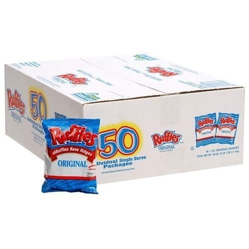 RufflesÂ® Original Potato Chips 50-1 oz. Bags - Walmart.com
