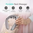 SKG Neck Massager with Heat, Cordless Vibration Infrared Neck Massager ...