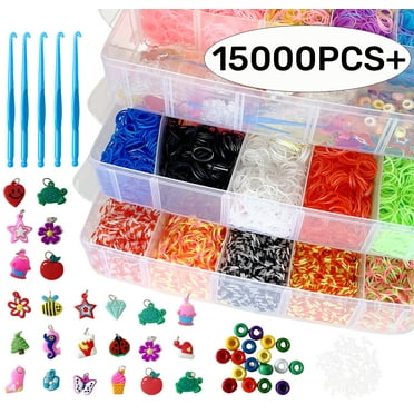2500+ Rubber Band Bracelet Kit, Loom Bracelet Making Kit for Kids ...