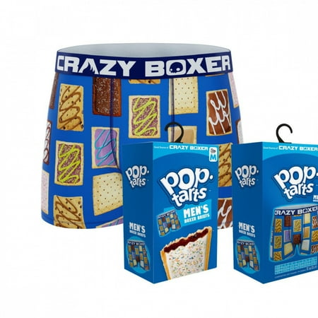 Crazy Boxers Pop Tart Flavors Boxer Briefs in Pop Tart Box-XLarge (40 ...