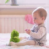 Soft Frog Plush Cute Frog Stuffed Animal with Bowknot Fluffy Frog Plush ...