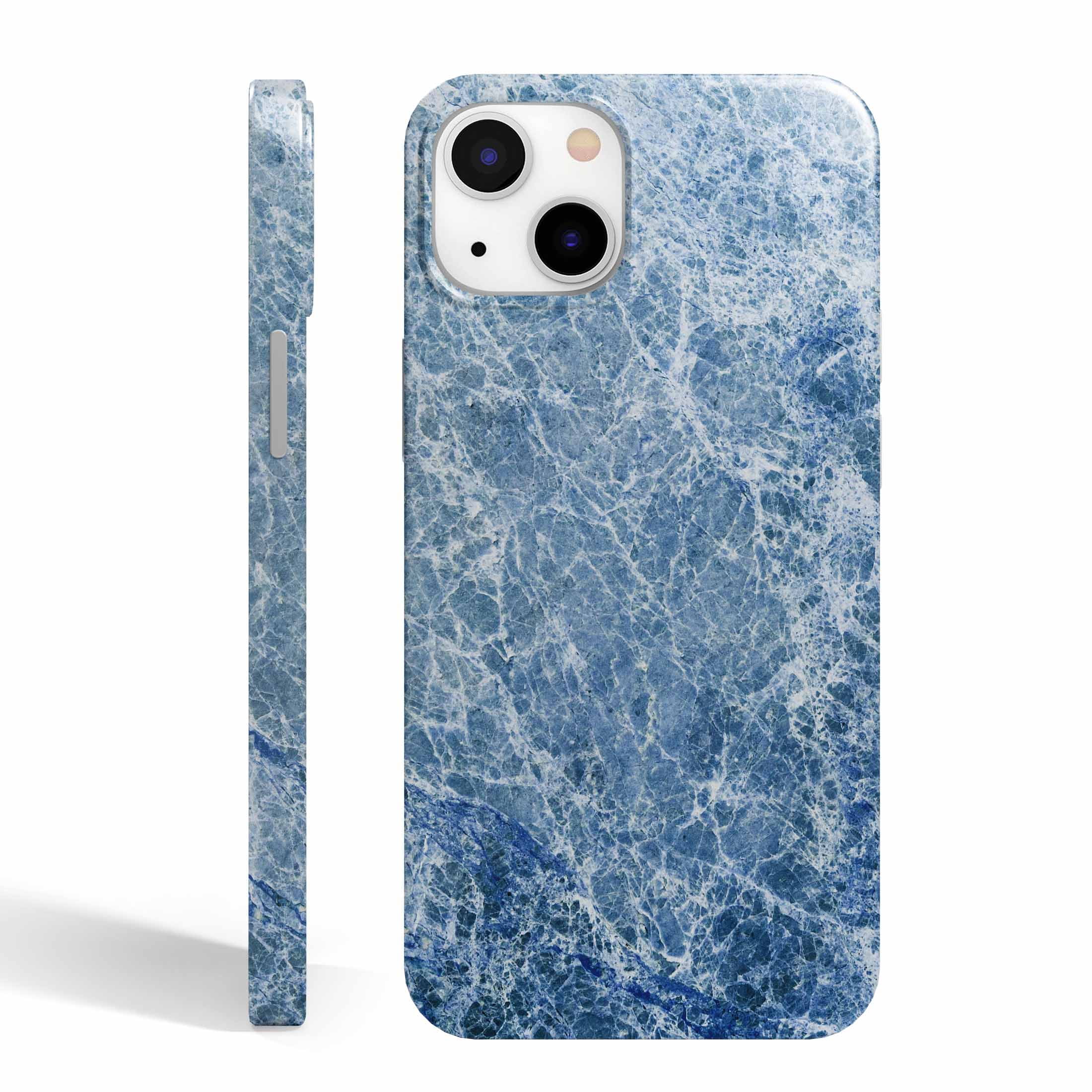 Tobelint Metallic Colored Marble Texture Case for iPhone 13, Slim Full ...