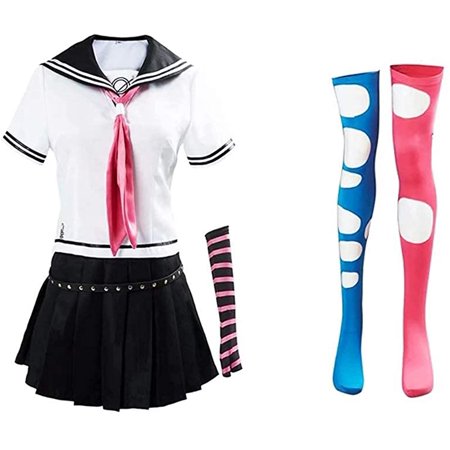 Danganronpa Cosplay Costume Monokuma Black White Jacket Kazuichi Souda ...