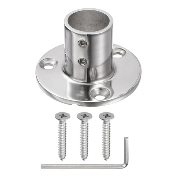 Boat Hand Rail Fittings 90 Degree 1" Round Boat Hand Rail Base Marine ...