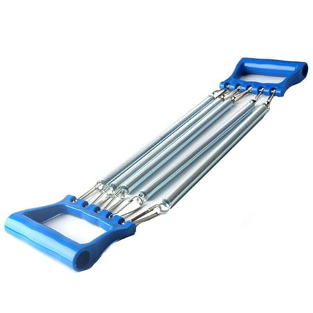 5 Springs Chest Arm Expander Plastic Handle Spring Tensioner Fitness ...