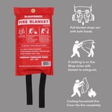 Adamax 40 in. x 40 in. Fire Blanket - Walmart.com