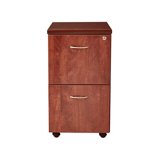 2 Drawers Vertical Wood Composite Lockable Filing Cabinet, Cherry, Letter-Size - Walmart.com