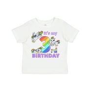 Three Floral 3rd Birthday Shirt for Toddler Girls Third Birthday Outfit ...