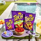 Takis Rolled Fuego Spicy Tortilla Chips, 9.9oz Bag, Chili Pepper and ...