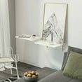 MONIPA Folding Wall-Mounted Drop-Leaf Table 23.6" x 15.7" Cold Rolled ...