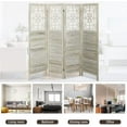 6 Panel Room Dividers Fully Assembled 5.6Ft Carved Room Dividers and ...