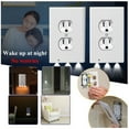5 Pack Outlet Cover Night Light Built-In 3 LED Light Bulbs ...