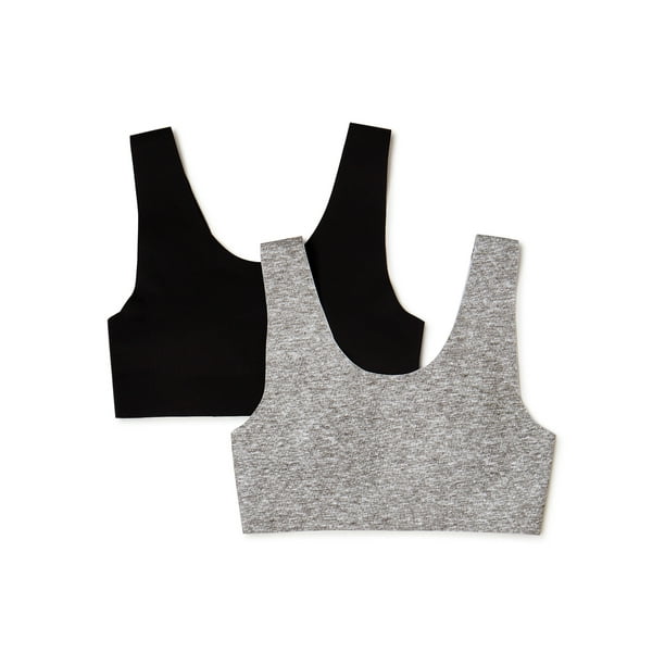 Wonder Nation Girls Pull Over Bras, 2-Pack - Walmart.com