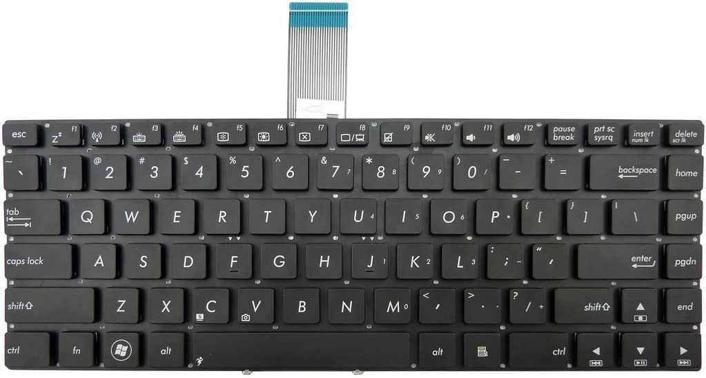 New Laptop Keyboard (Without Frame) Replacement for ASUS U37 U37V U37VC U47 U47A U47V U47VC P/N ...