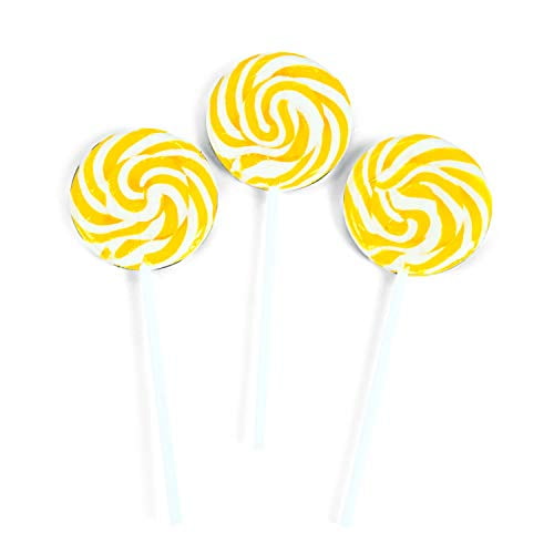 Yellow Swirl Pop - Edibles - 24 Pieces - Walmart.com