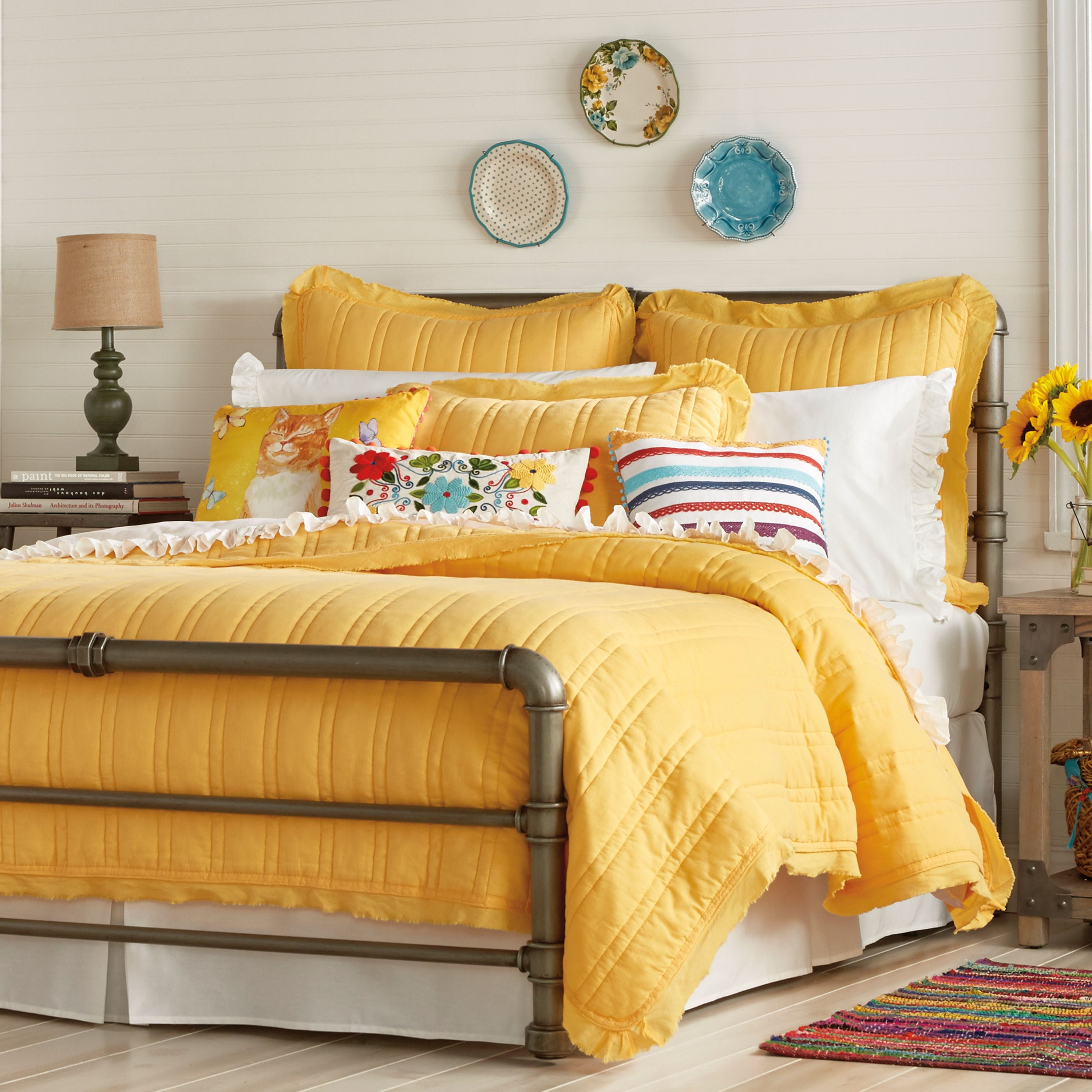 The Pioneer Woman Double Stitch Quilt - Walmart.com