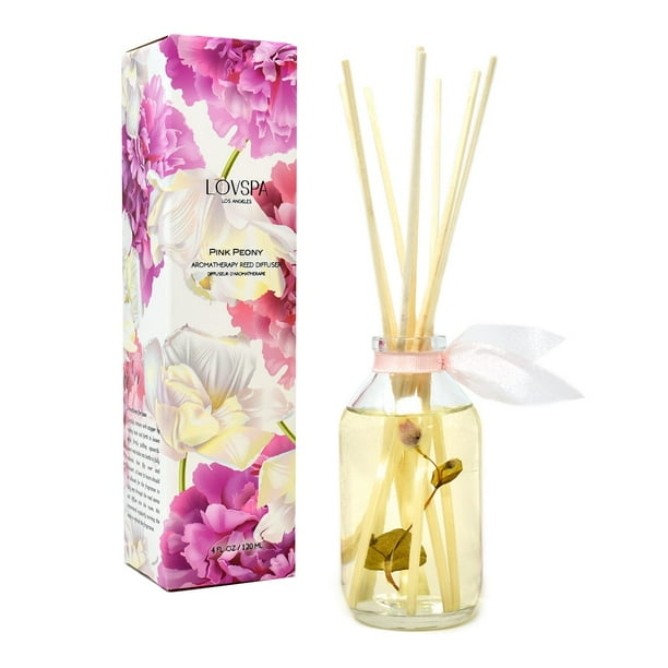 LOVSPA Pink Peony Reed Diffuser Oil Set - Walmart.com