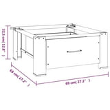 vidaXL Washer Stand Base Platform with Drawer, White Washing Machine ...