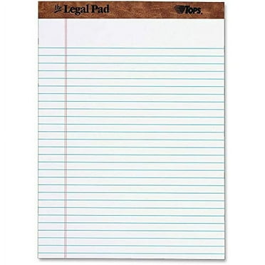 TOPS Prism Plus Lined Colored Legal Pads, 8 1/2 x 11 3/4, Orchid, 50 ...