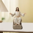 wutoase Jesus Open Arm Blessing Statue with Bible Verse Base, Resin ...