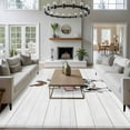 Farmhouse Wooden Grain Area Rug 5x7 Washable Rug Non Slip Modern ...