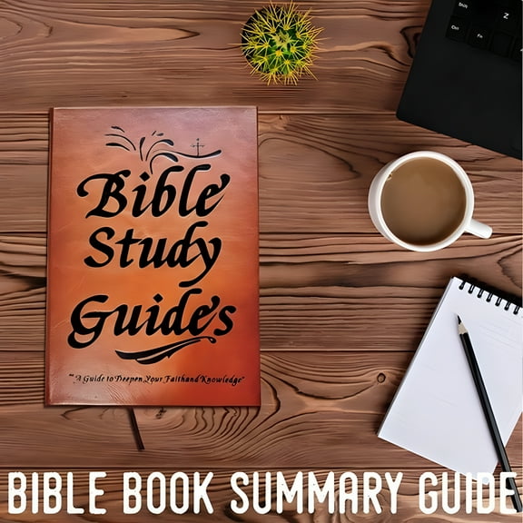 Bible Study Journal, Christian Planner Notebook, 66 Page Scripture Study Guide with Guided ...
