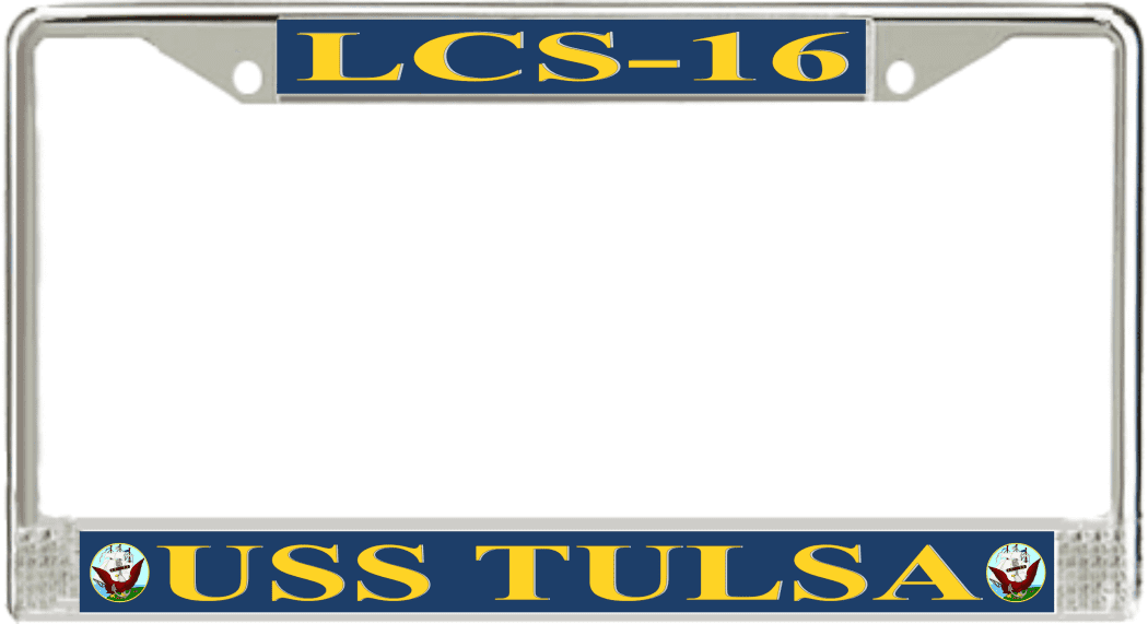 USS Tulsa LCS-16 License Plate Frame - Walmart.com