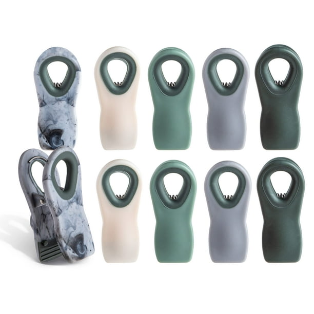 Cook with Color Chip Clips for Bags - Magnetic Bag Chips Set of 10 ...