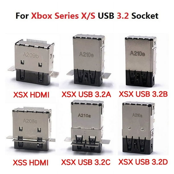 Adecuado para Xbox Series X Series S HDMI2.1 interfaz de alta definición XSXXSS USB3.2 enchufe ...