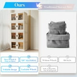 Free Shipping! Gianna Stackable Storage Bins with Lids and Wheels, 19 ...