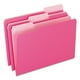 Colored File Folders, 1/3-Cut Tabs, Legal Size, Pink/light Pink, 100 ...