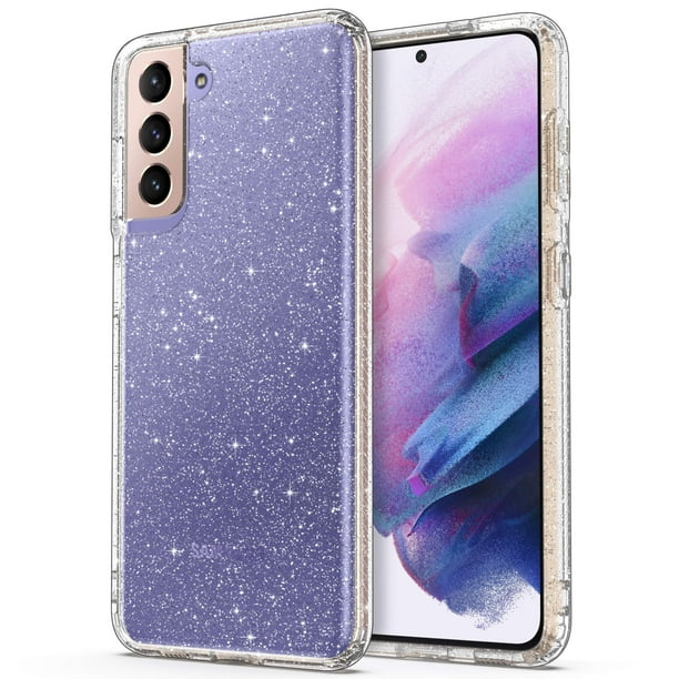 ULAK Samsung S21 Case, Clear Slim Flexible Shockproof Bumper Phone Case ...