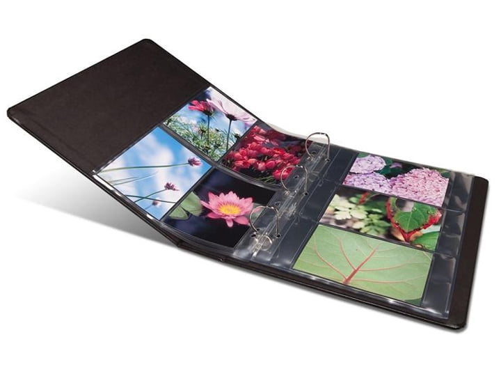 Print File ALB-GB Black Buckram 3-Ring Binder Album - Walmart.com