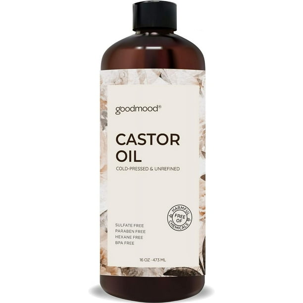 Castor Oil 16 oz, Multipurpose, 100% Pure Castor Oil Cold Pressed ...